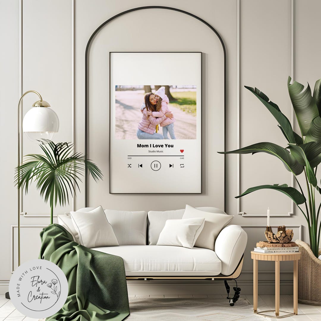 Customizable Picture Collage Spotify Music Lyrics Photo Poster Spotify ...