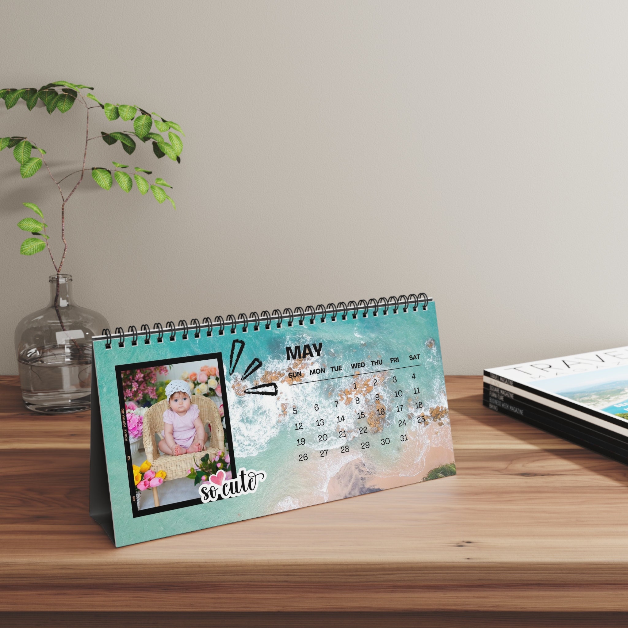 Custom Desktop Calendar Office Desk Calendar Special Days Special Dates ...