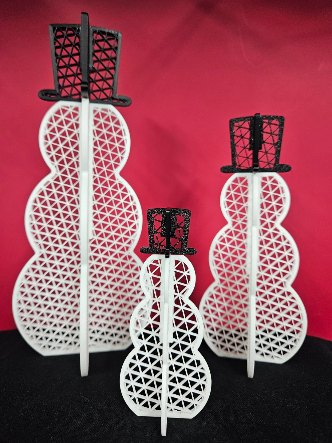 Christmas Snow Man Decor - Etsy