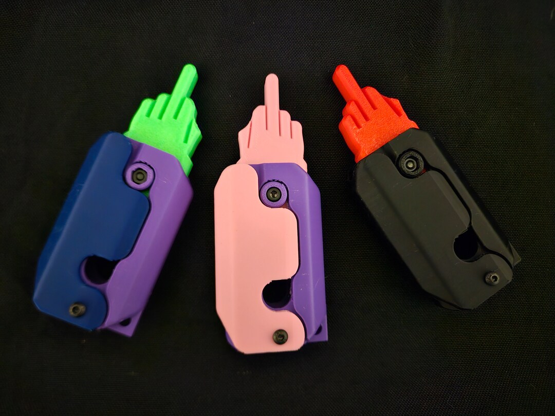 Middle Finger Fidget Knife Gravity Knife Fidget - Etsy