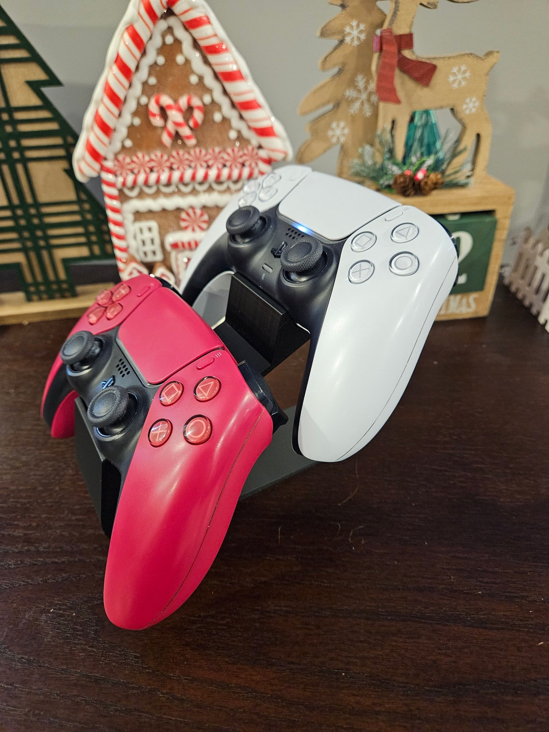 Single and Dual Controller Stand PS5 Xbox Switch Pro Desk Top Display ...