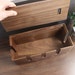 Handmade Wooden Cable Management Box • Walnut Cable Storage Box ...