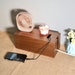 Handmade Wooden Cable Management Box • Walnut Cable Storage Box ...