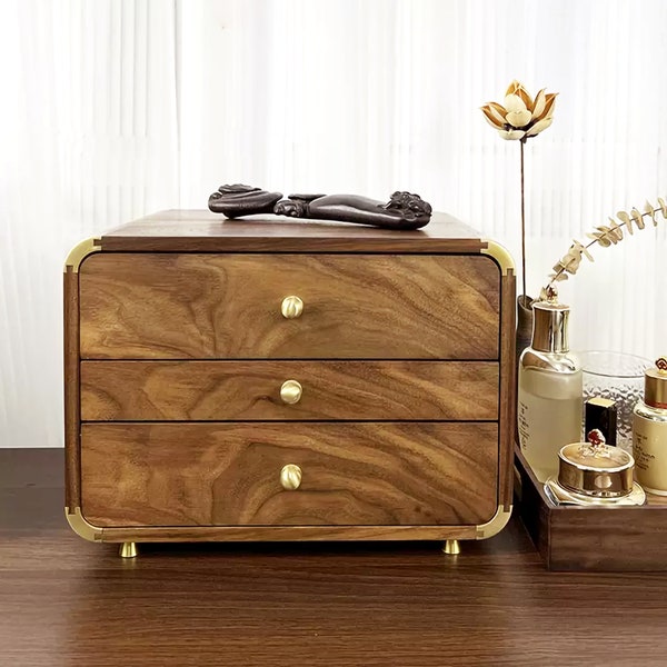 Wood Desk Box With Drawer - Etsy