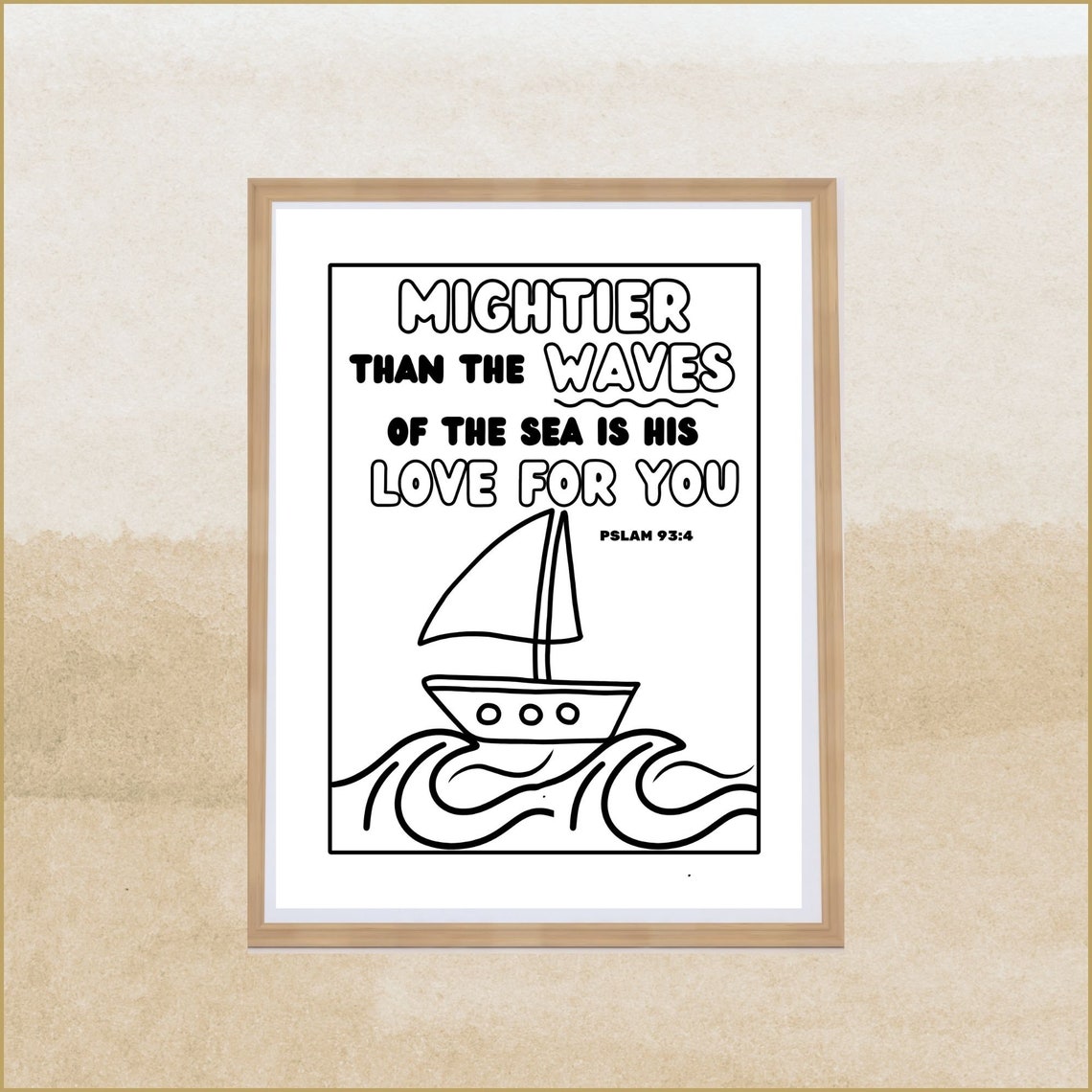 Bible Verse Coloring Pages, Scripture Memorization, Sunday Church ...