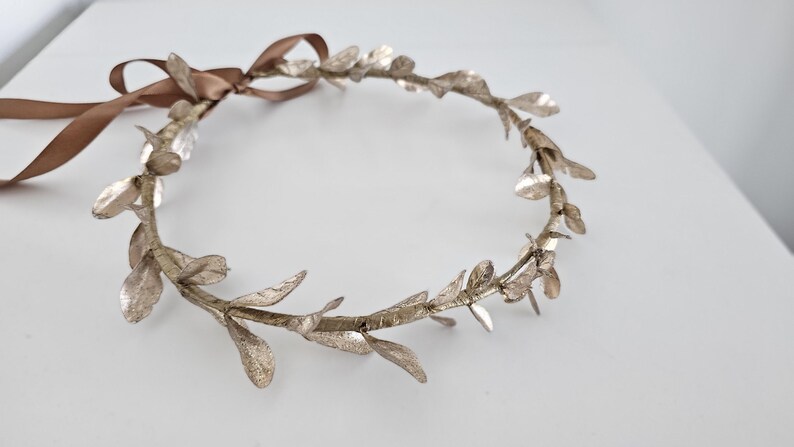 Gold Roman Crown, Greek God Headpiece, Goddess Hair Accessory, Caesar ...