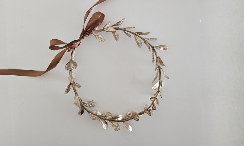 Gold Roman Crown, Greek God Headpiece, Goddess Hair Accessory, Caesar ...