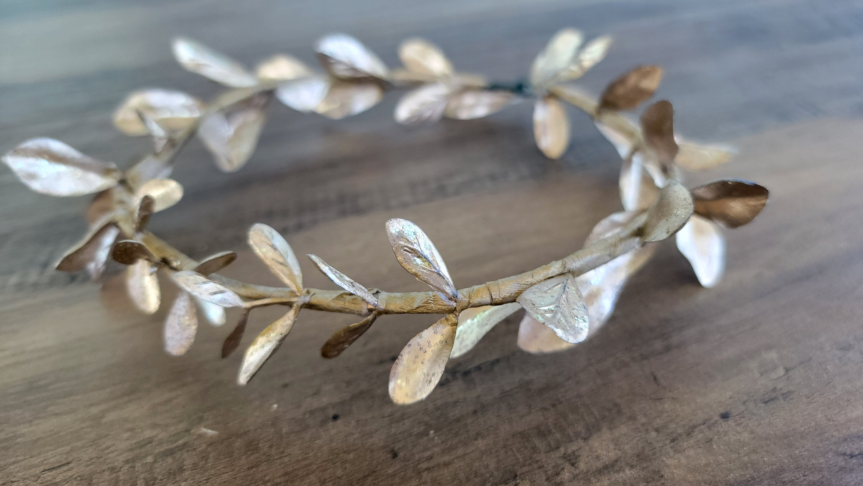 Gold Roman Crown, Greek God Headpiece, Goddess Hair Accessory, Caesar ...