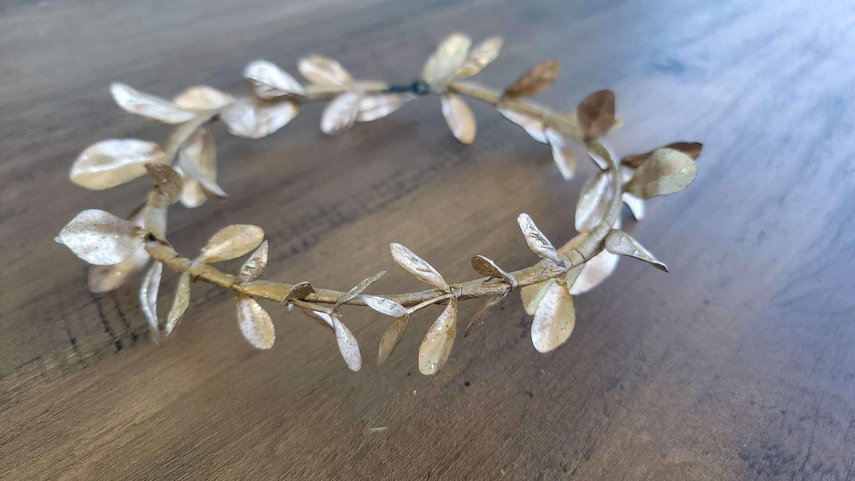 Gold Roman Crown, Greek God Headpiece, Goddess Hair Accessory, Caesar ...