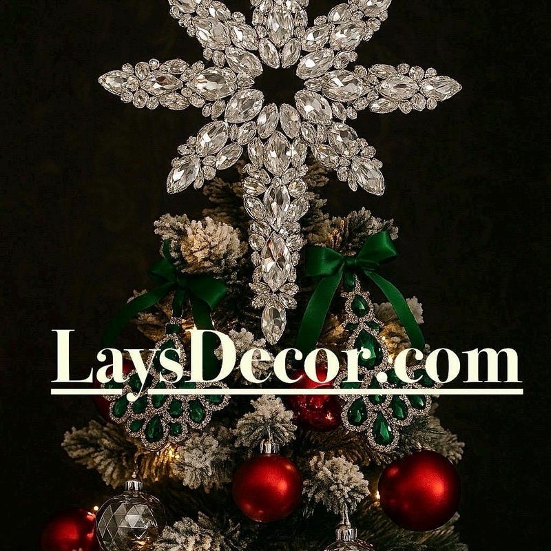 Angel Tree Topper Crystal - Etsy