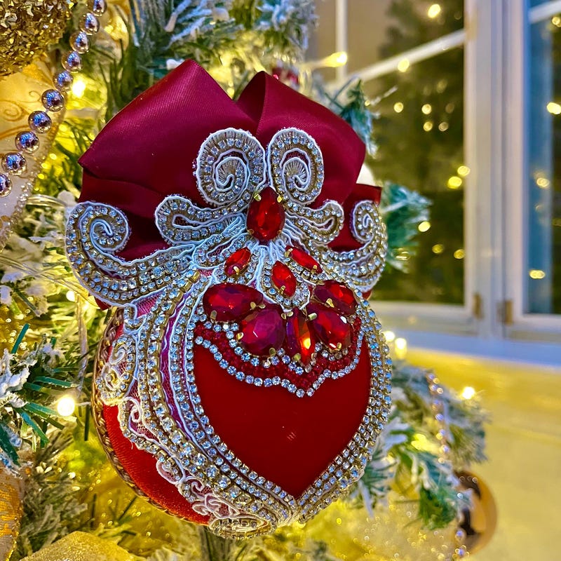 Elegant Christmas Ornaments - Etsy