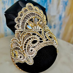 Handmade Black & Gold Christmas Ornament: Luxe Holiday Decor - Etsy