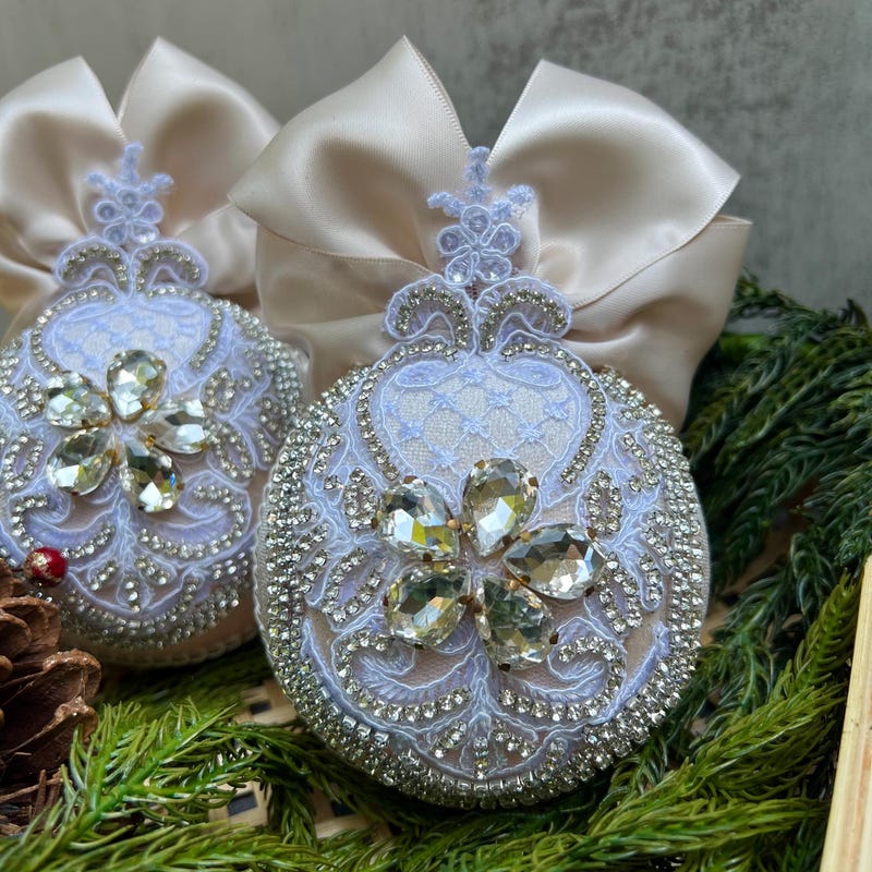 Elegant Christmas Ornaments - Etsy