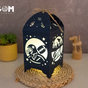 Sports Shadow Box SVG - Football Lantern Paper Cut File (digital ...