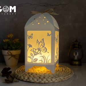 Combo 3 Insect Lantern Template - Paper Cut - Lantern Bee, Butterfly ...