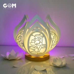 Lotus Lantern SVG – DIY Paper Cutting Template (digital Download) - Etsy