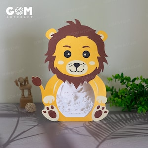 Lion Lanterns Template SVG - Animal Lantern DIY - Lanterns for Children ...