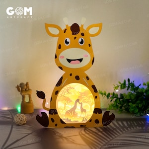 Pack 3 Animal Lantern SVG - Lion Lanterns, Monkey Lanterns, Giraffe ...