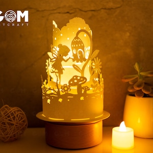 Paper Lanterns Little Fairy SVG - Paper Cutting Template - Lantern SVG ...