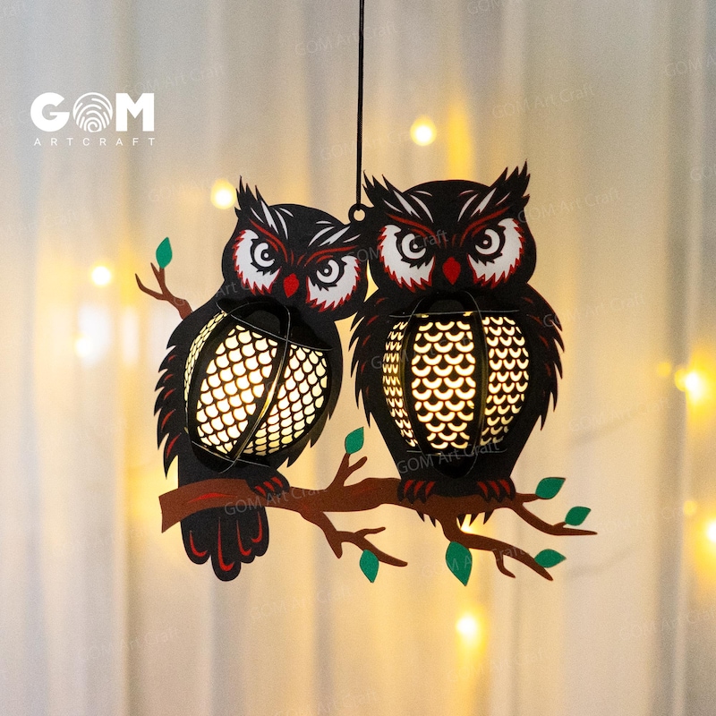 Owl Lantern - Etsy
