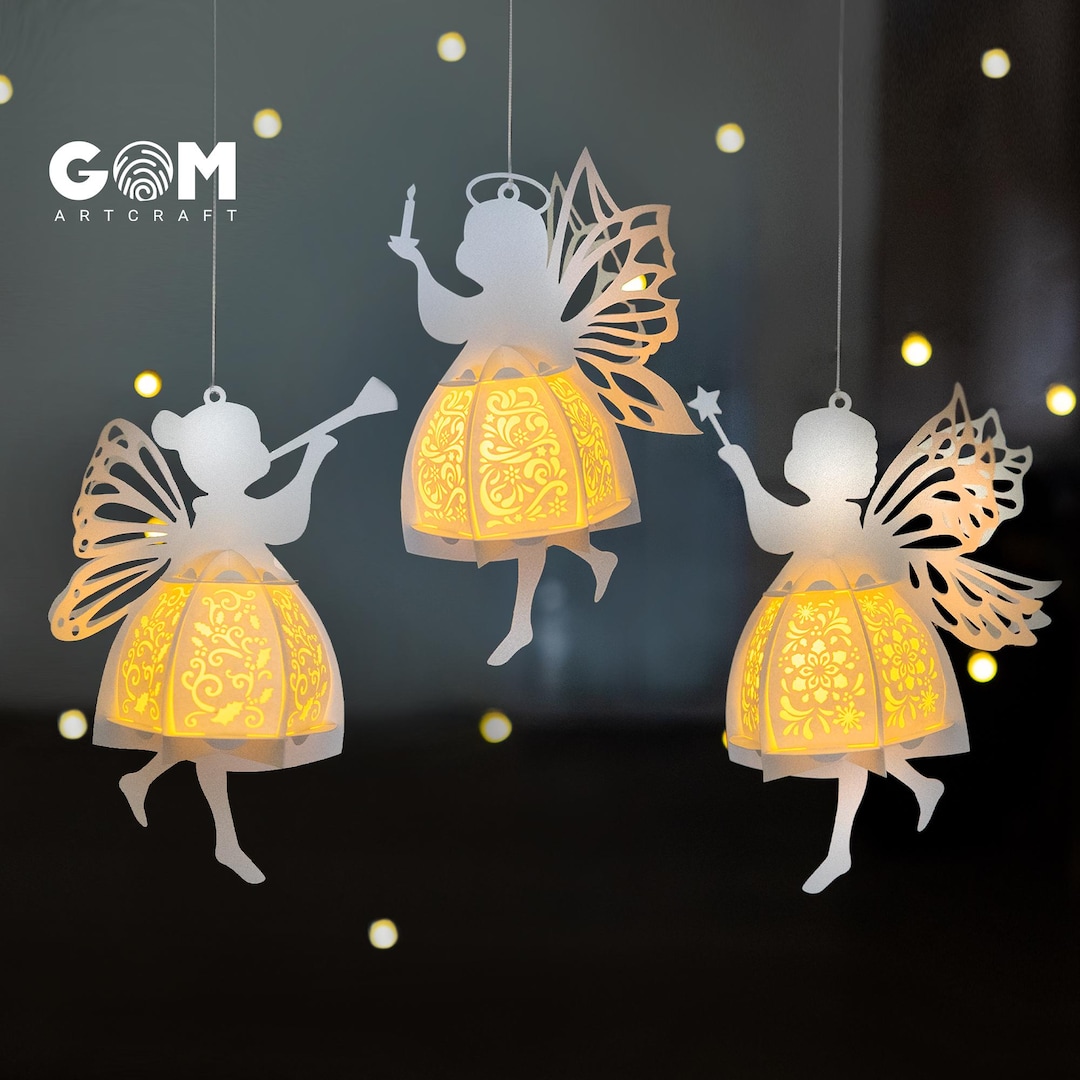 3 Angel Lantern Template, Lanterns for Children Template, DIY Lantern ...