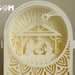 Nativity of Jesus Pop-up Card 3D - Merry Christmas Card - Paper Cutting ...