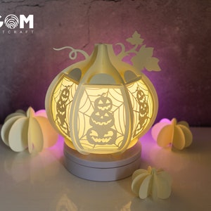 Combo 3 Items Spider Web Pumpkin Lantern Template - Happy Halloween SVG ...