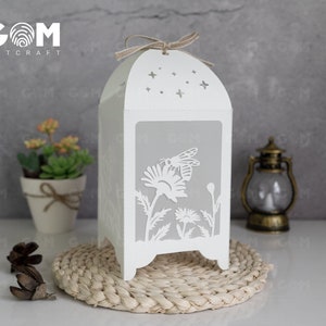 Combo 3 Insect Lantern Template - Paper Cut - Lantern Bee, Butterfly ...