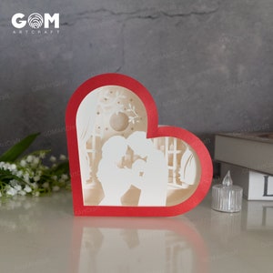 Pack 3 Heart Lanterns Family Day PDF, SVG for Cricut Projects DIY ...
