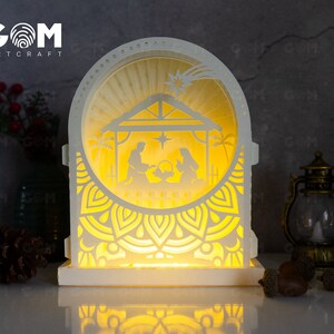 Nativity of Jesus Pop-up Card 3D - Merry Christmas Card - Paper Cutting ...