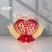Heart Lantern SVG, Mother Day Lantern, Flower Lantern Template SVG ...