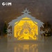 Pack 3 Belén Linternas Shadow Box SVG - Adornos navideños Lightbox ...