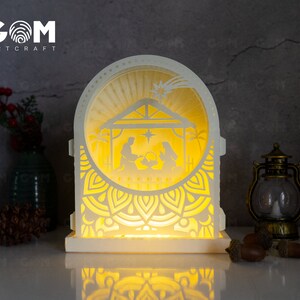 Nativity of Jesus Pop-up Card 3D - Merry Christmas Card - Paper Cutting ...