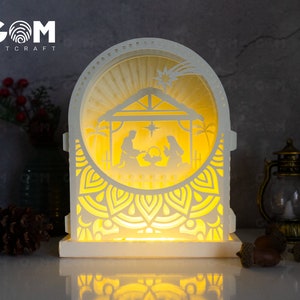 Nativity of Jesus Pop-up Card 3D - Merry Christmas Card - Paper Cutting ...