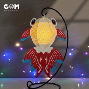 DIY Goldfish Lantern SVG Set – Paper Cut Template (pdf, Png, Svg) - Etsy