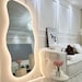 Led Floor Full Length Arch Tall Mirror Iregular Large Decor Mirror Led ...