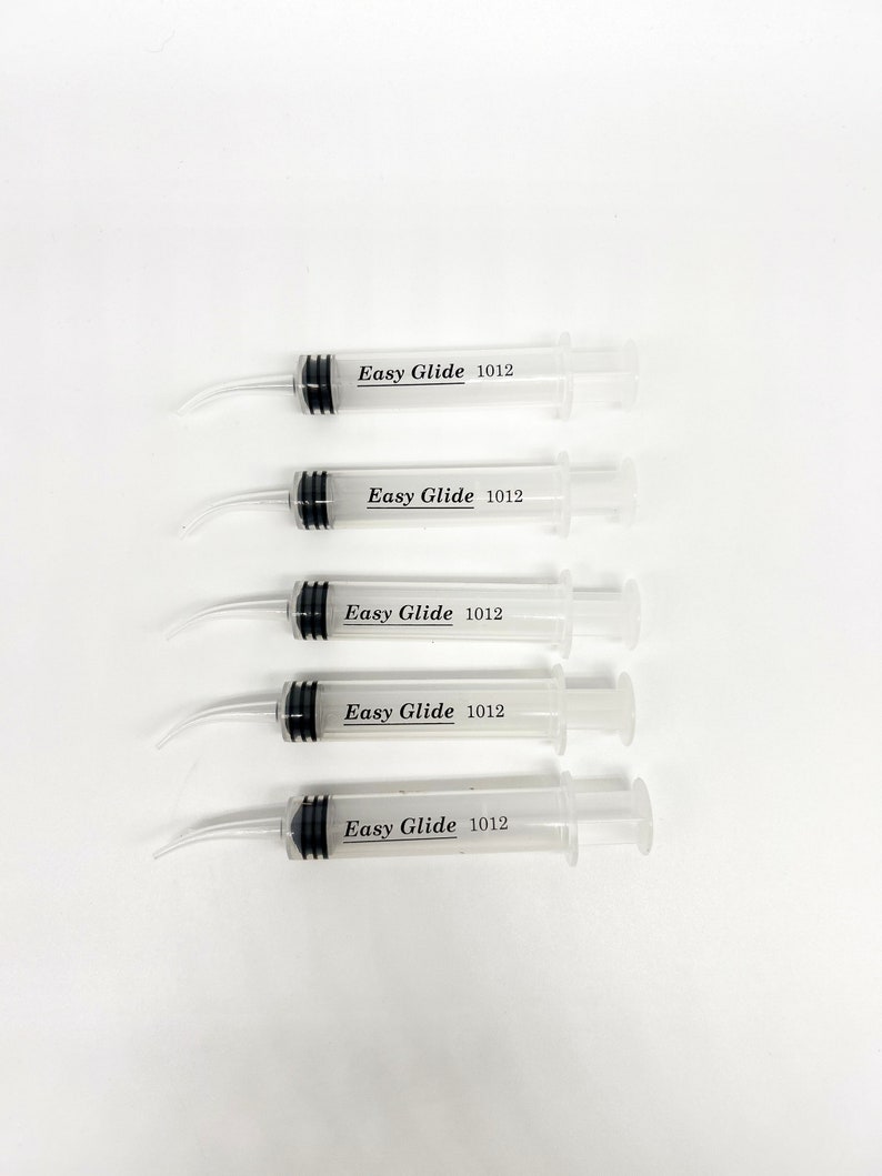 Curved Tip Syringes for Precise Application of Glue, Resin, Epoxy, and ...