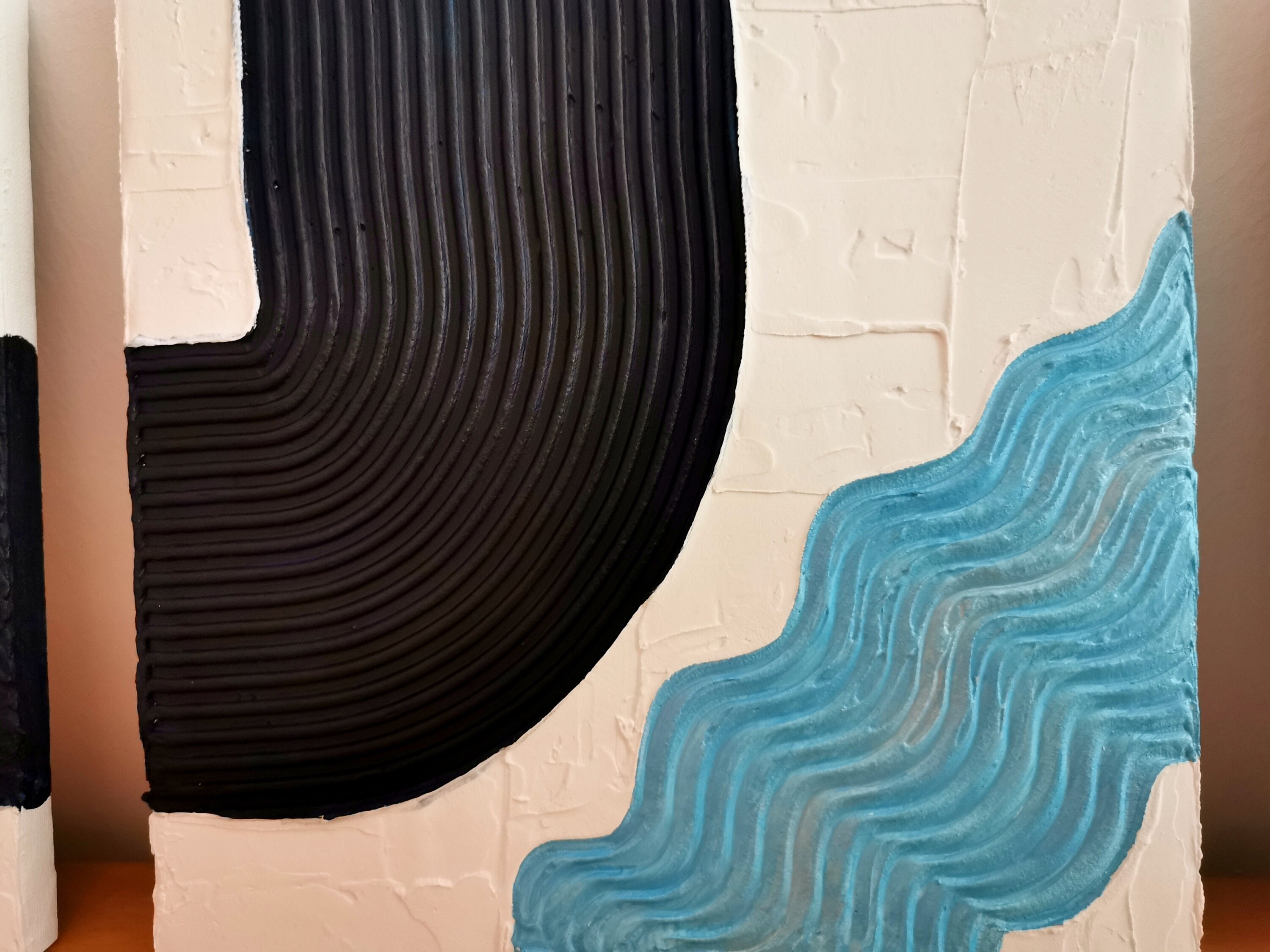 Structured Art, Textured Image on Canvas, Abstract, Painting ...