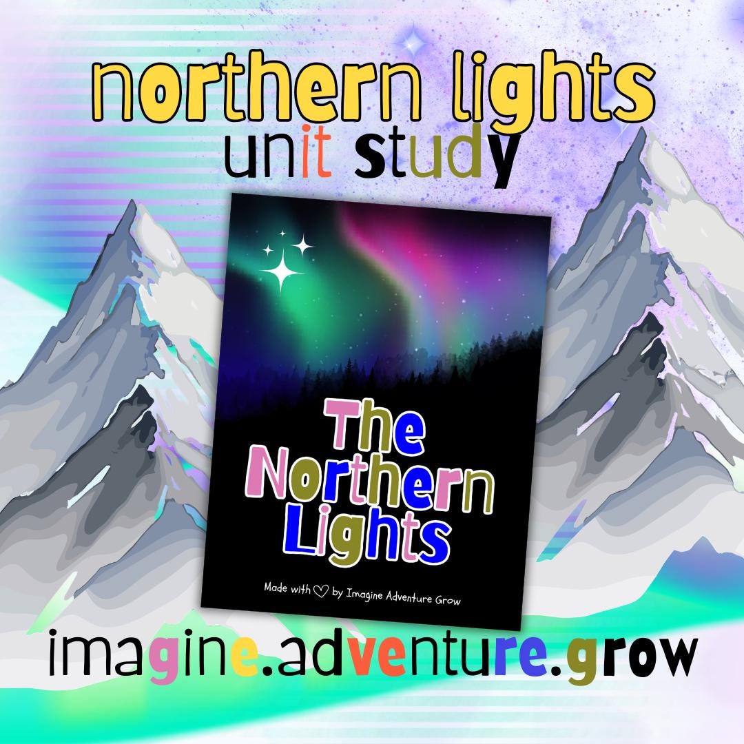 The Northern Lights (aurora Borealis) Homeschool Study Unit | Digital ...