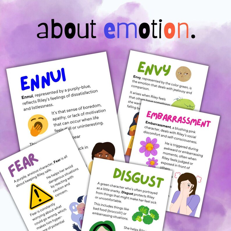 Inside Out Emotions Film Study Unit | Digital Download Curriculum - Etsy
