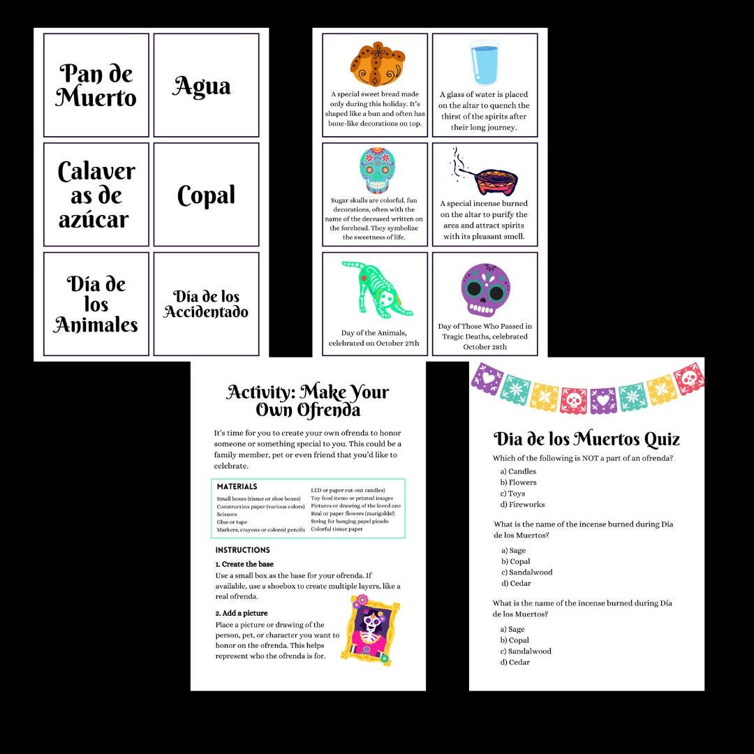 Dia De Los Muertos | Day of the Dead | Homeschool Study Unit | Digital ...