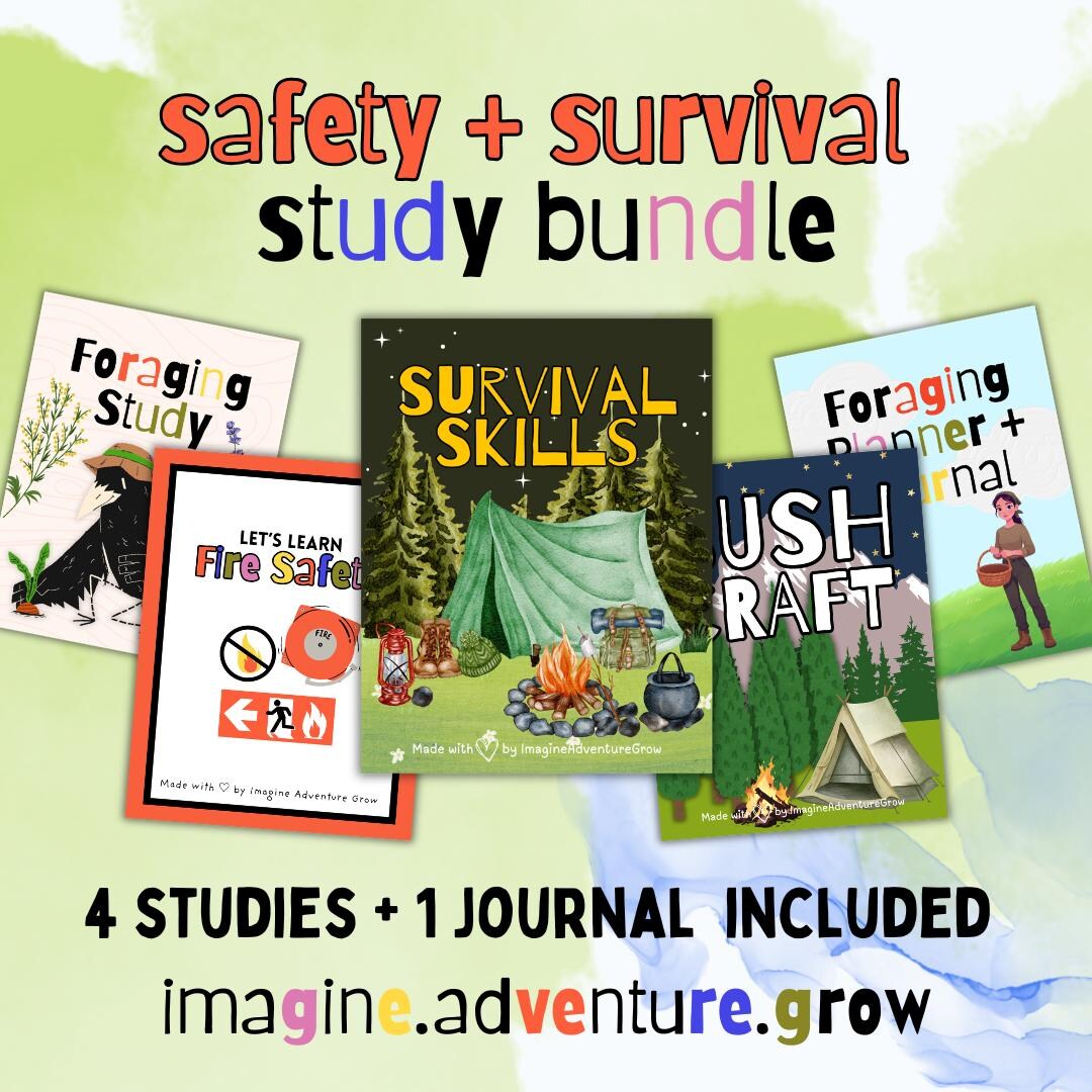 Safety & Survival Bundle for Kids | Survival Skills + Bushcraft ...