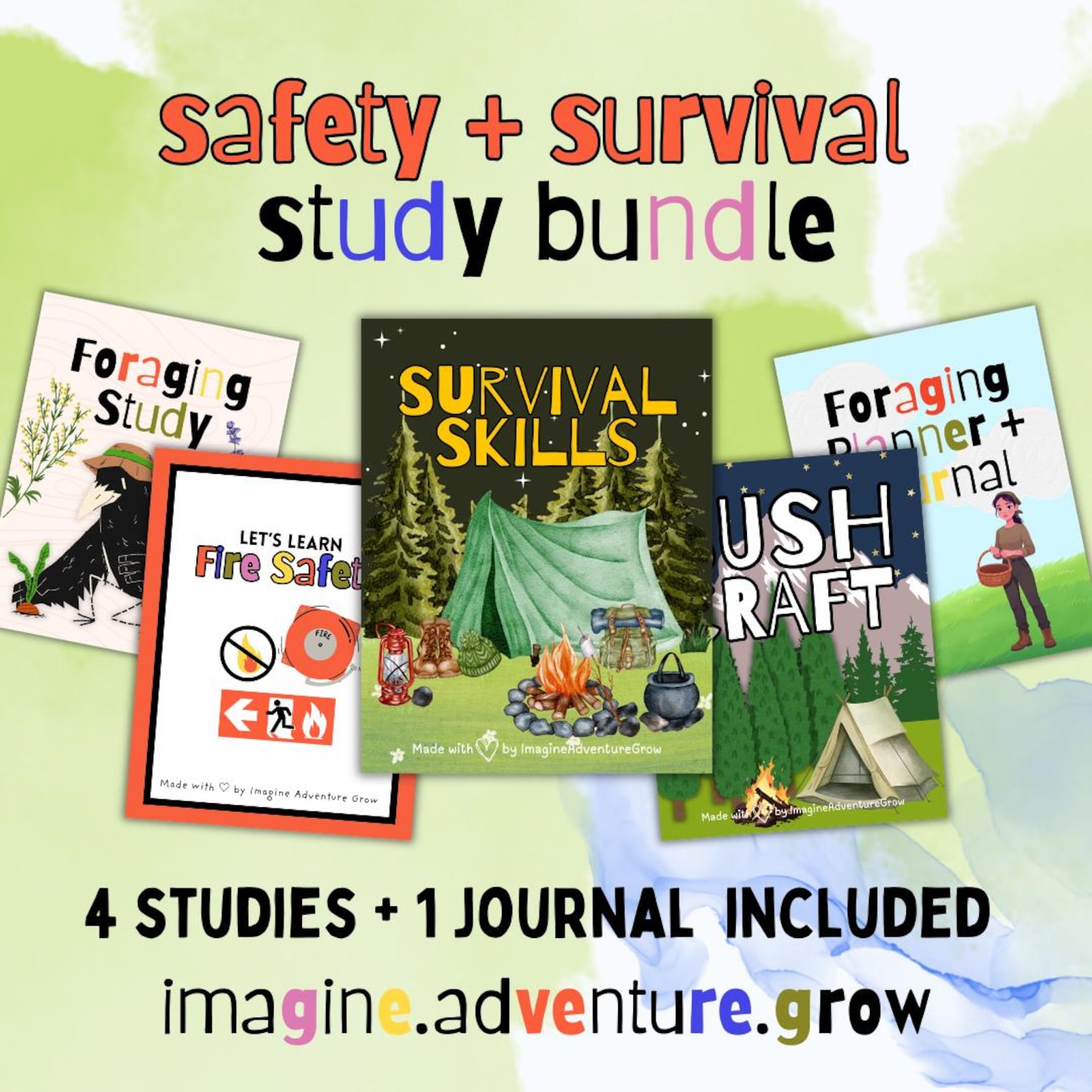 Safety & Survival Bundle for Kids | Survival Skills + Bushcraft ...