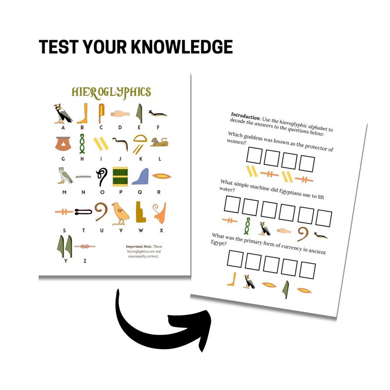 Ancient Egypt | Homeschool Study Unit | Digital Download Curriculum - Etsy