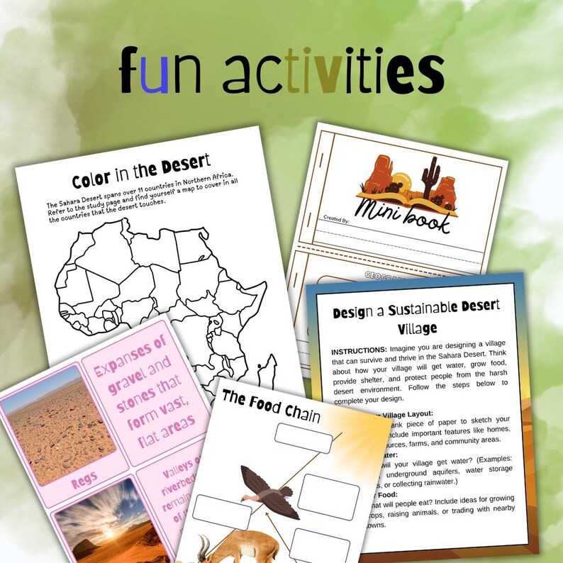 Secrets of the Sahara Desert | Homeschool Study Unit | Science Digital ...