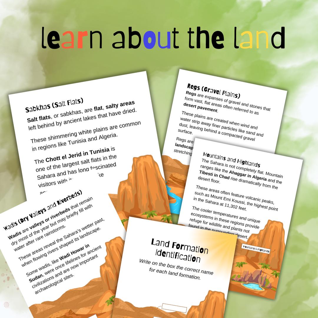 Secrets of the Sahara Desert | Homeschool Study Unit | Science Digital ...