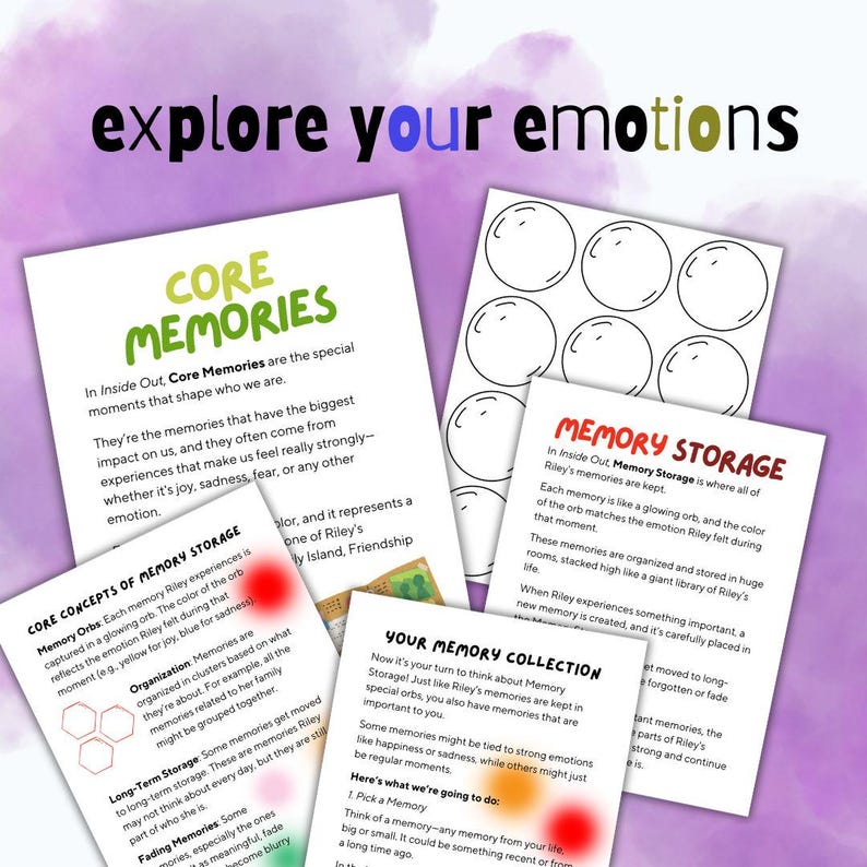 Inside Out Emotions Film Study Unit | Digital Download Curriculum - Etsy