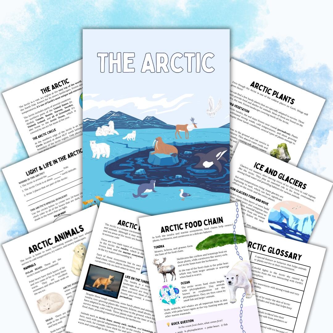 The Arctic Unit Study | Arctic Animals + Ecosystems | Geography ...