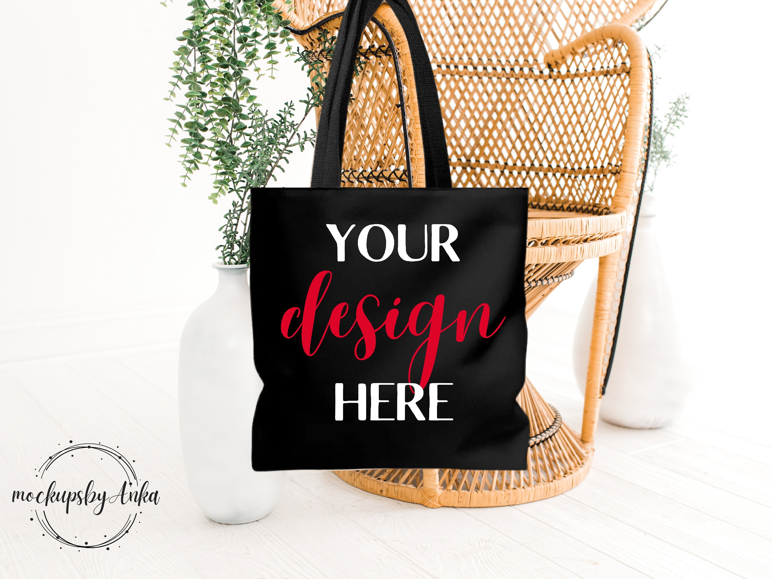 AOP Tote Bag Black Mockup Bundle With Size Chart AOP Tote Bag - Etsy
