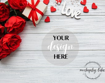 25 Valentines Day Background Mockup Bundle, Valentines Day Mockup ...